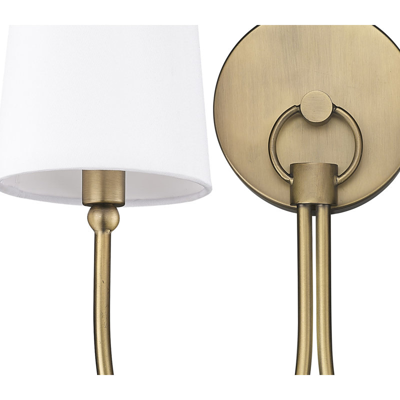 Mercer41 Danyu 2 - Light Dimmable Candle Wall Light "& Reviews" | Wayfair